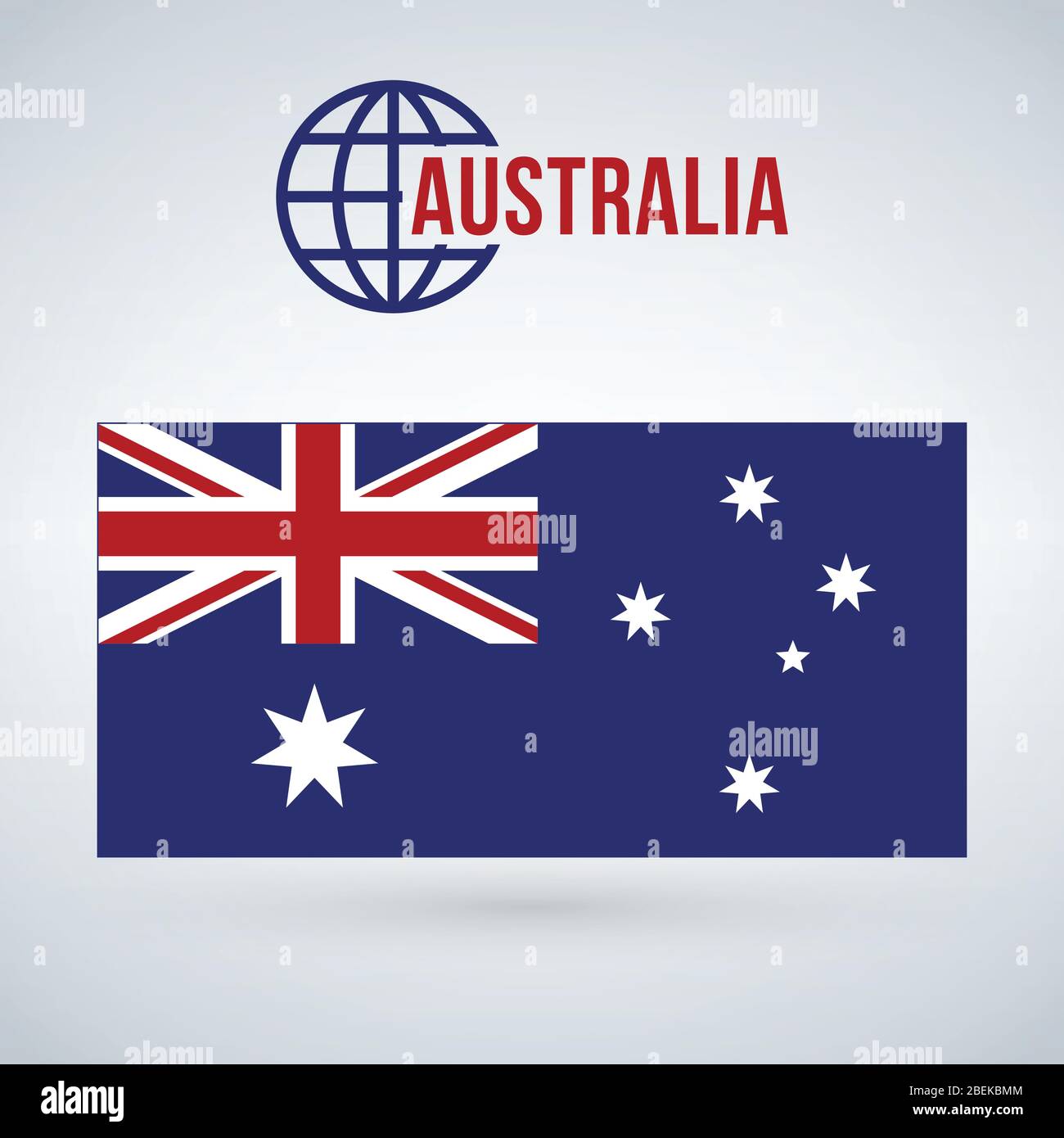 Australia flag Stock Vector Images - Alamy