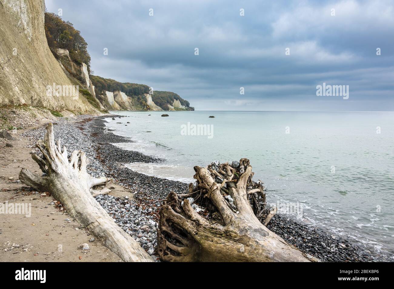 Baltic Sea coast on the island Ruegen, Germany Stock Photo - Alamy