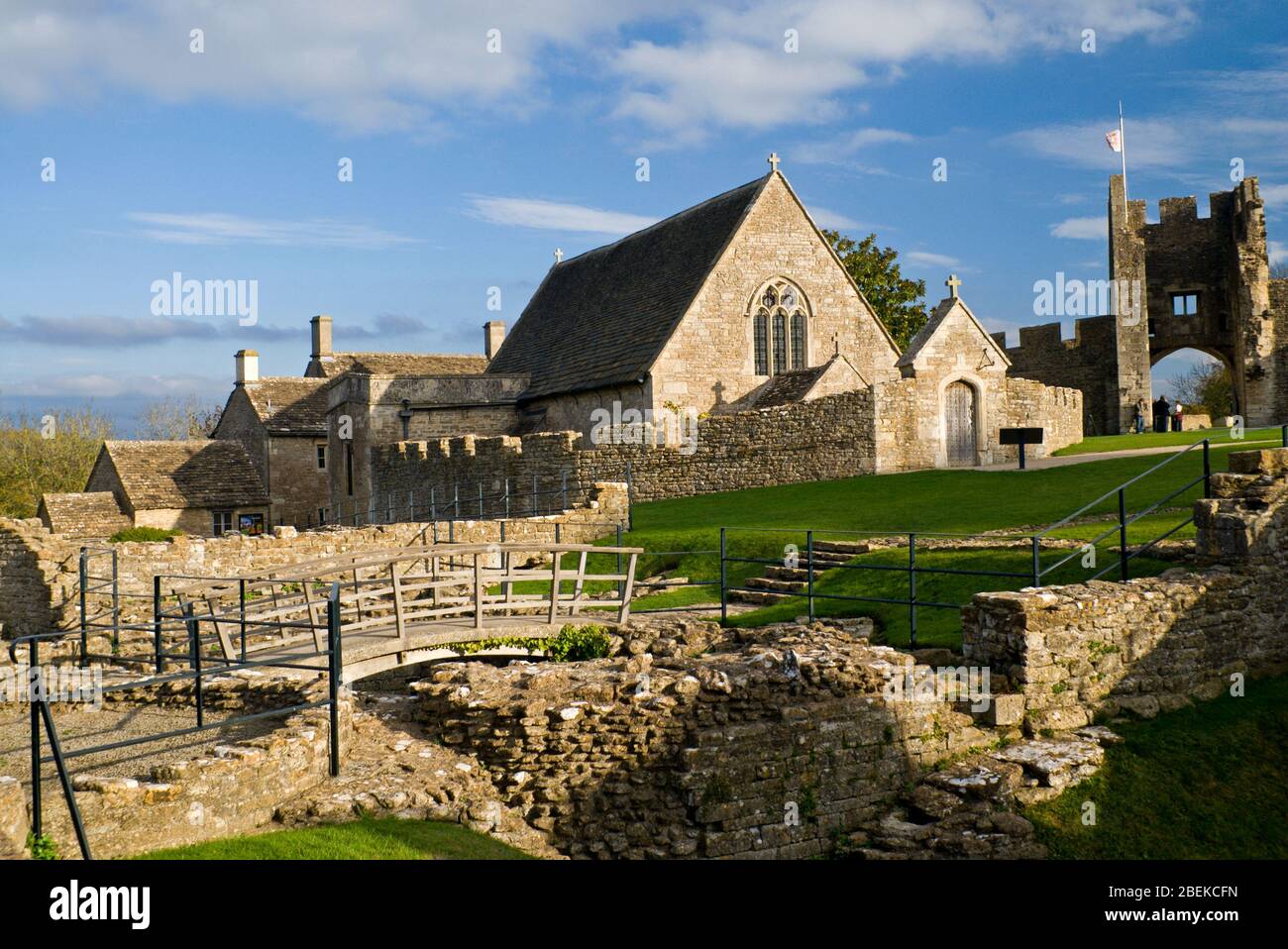 Farleigh Hungerford Castle, Somerset England. A fortified manor house ...