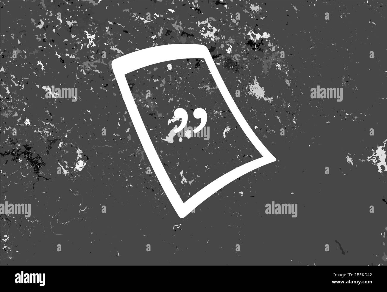 Quotation symbol Black and White Stock Photos & Images - Alamy