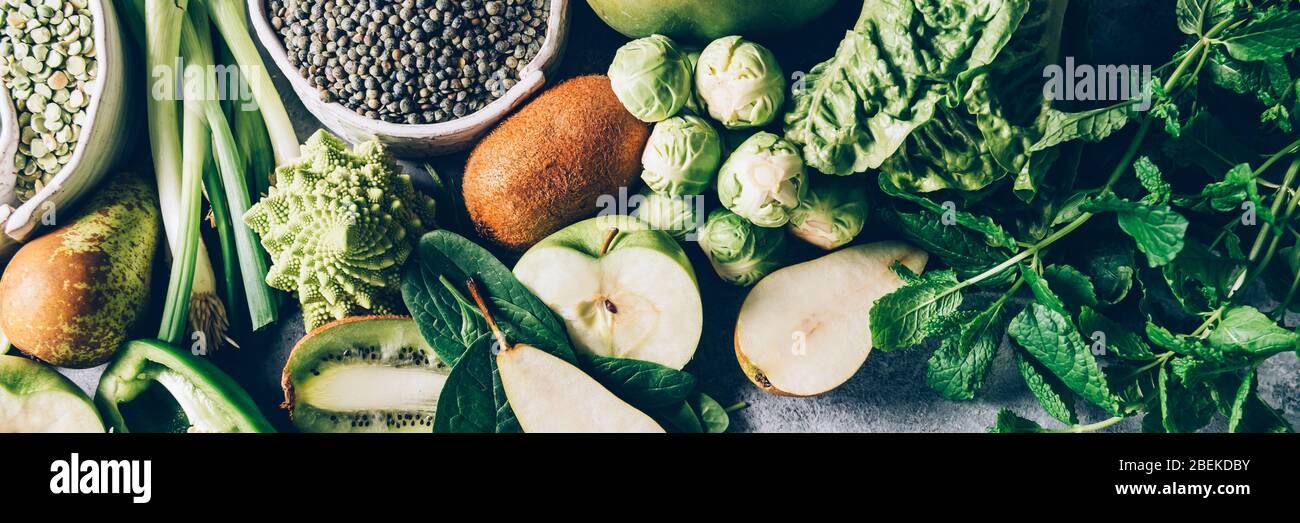 Vegetables banner hi-res stock photography and images - Alamy