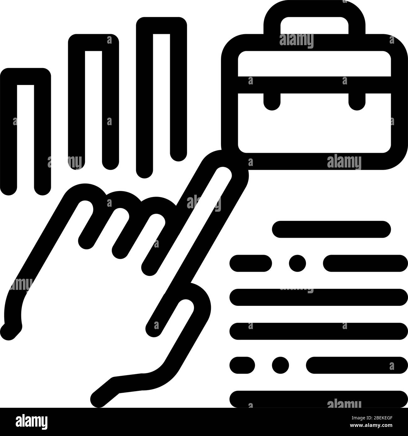 increased efficiency icon vector outline illustration Stock Vector ...