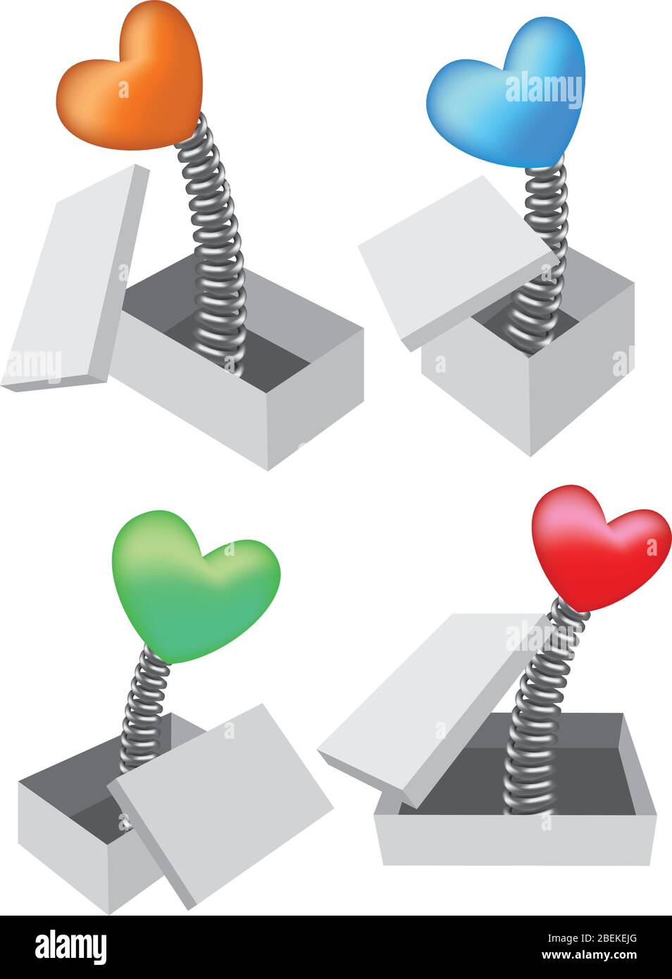 Jack box toy isolated hi-res stock photography and images - Alamy