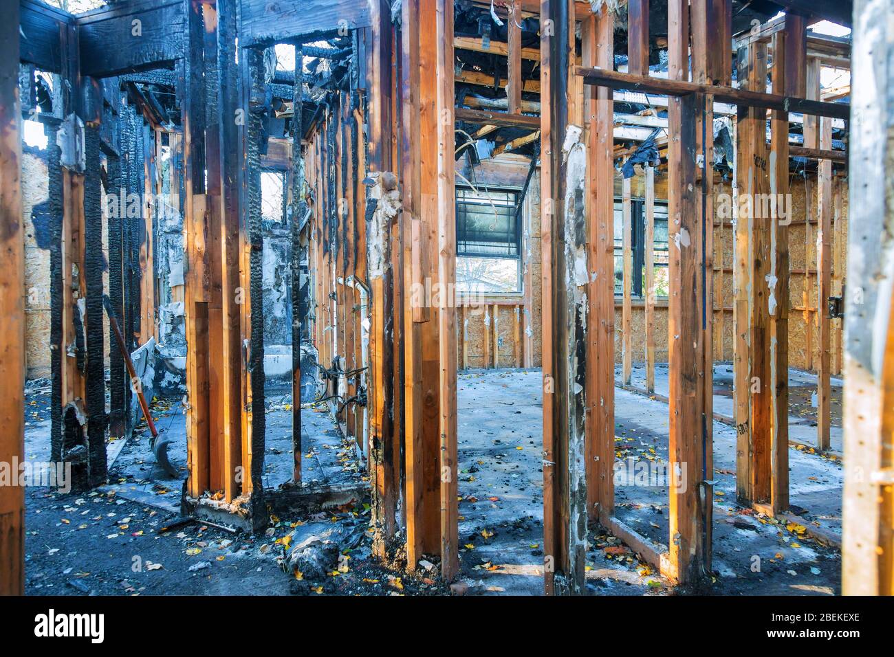 Smoke damage house interior hi-res stock photography and images - Alamy