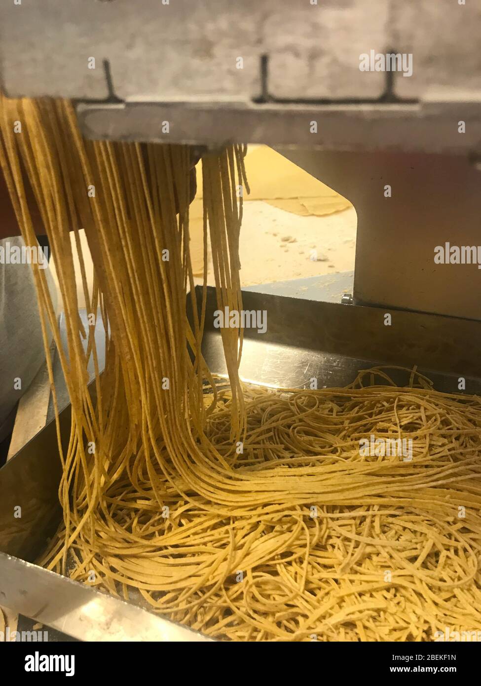 Tajarin preparation: typical pasta of Piedmont, Italy Stock Photo - Alamy