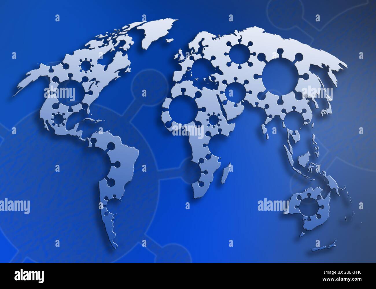 corona virus world map Stock Photo - Alamy