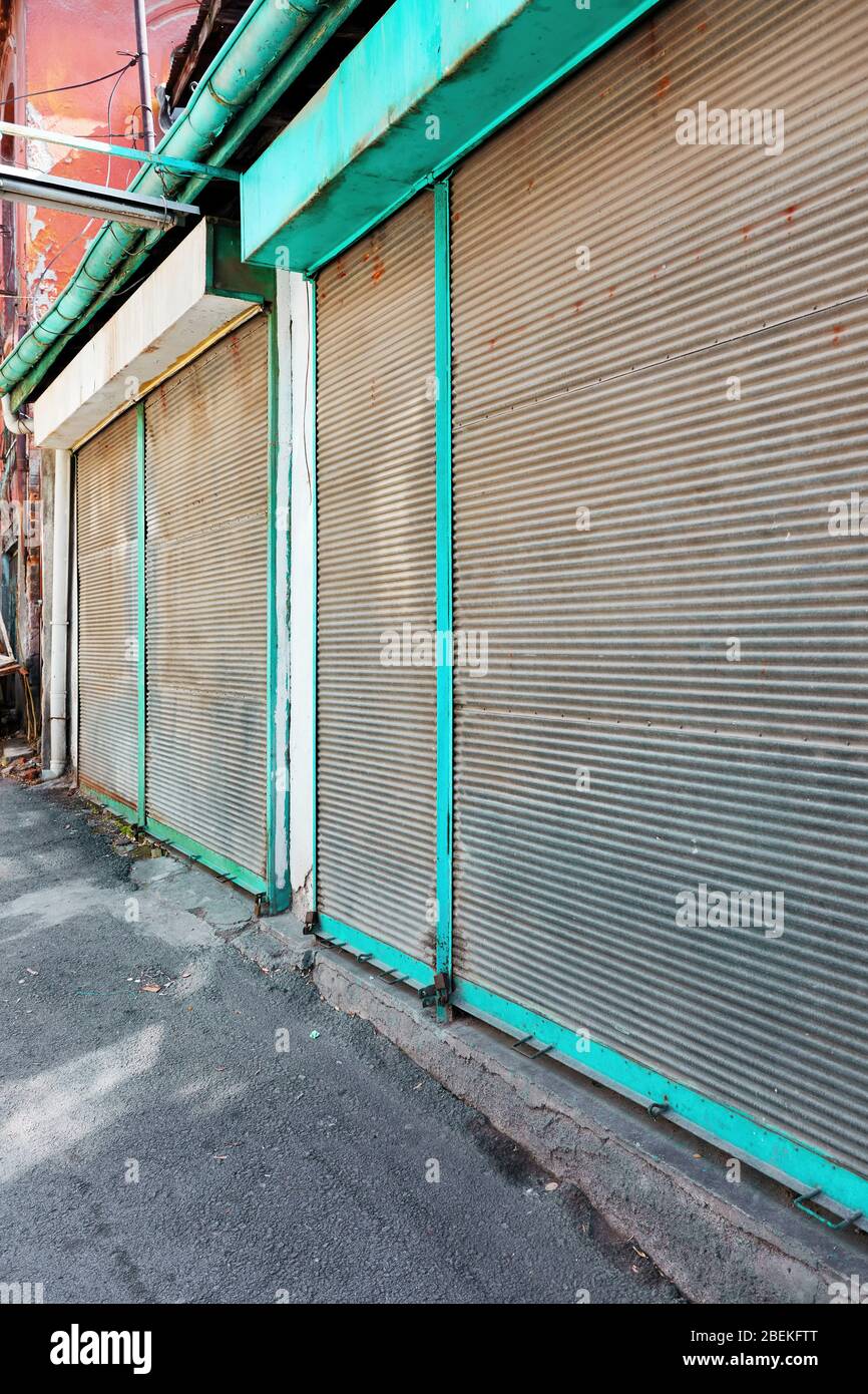Old store shutter hi-res stock photography and images - Alamy