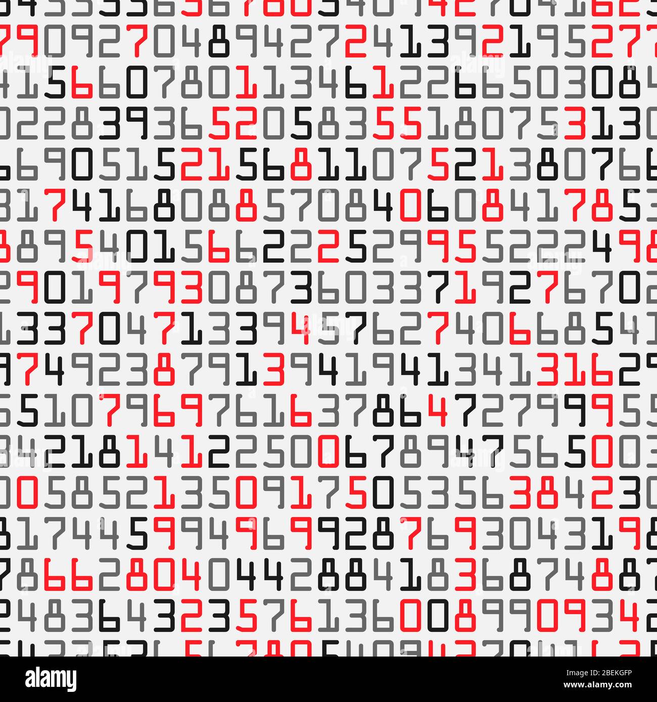 Random numerical Stock Vector Images - Alamy