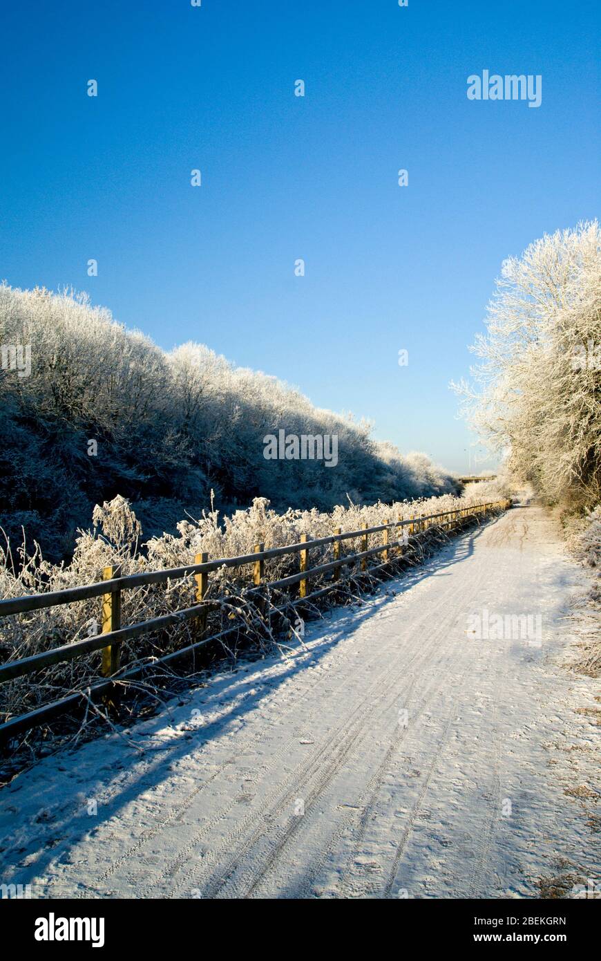 Frost trail hi-res stock photography and images - Alamy
