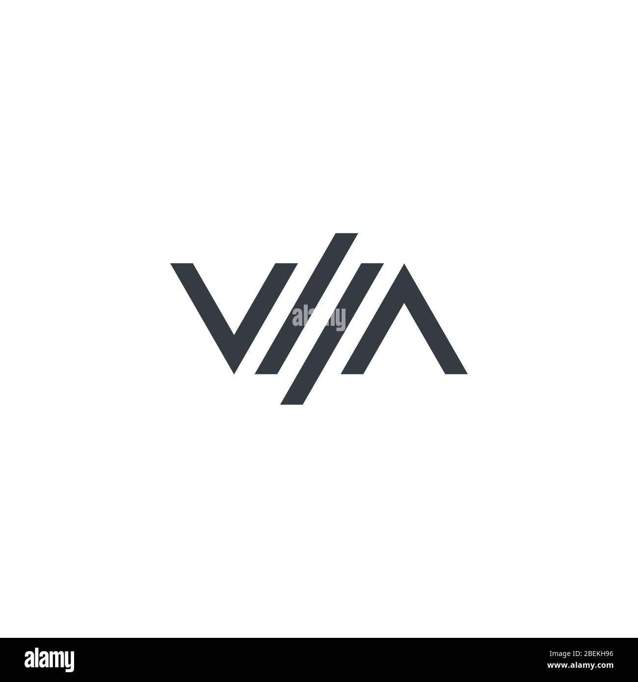 Initial letter wm logo or mw logo vector design template Stock Vector ...