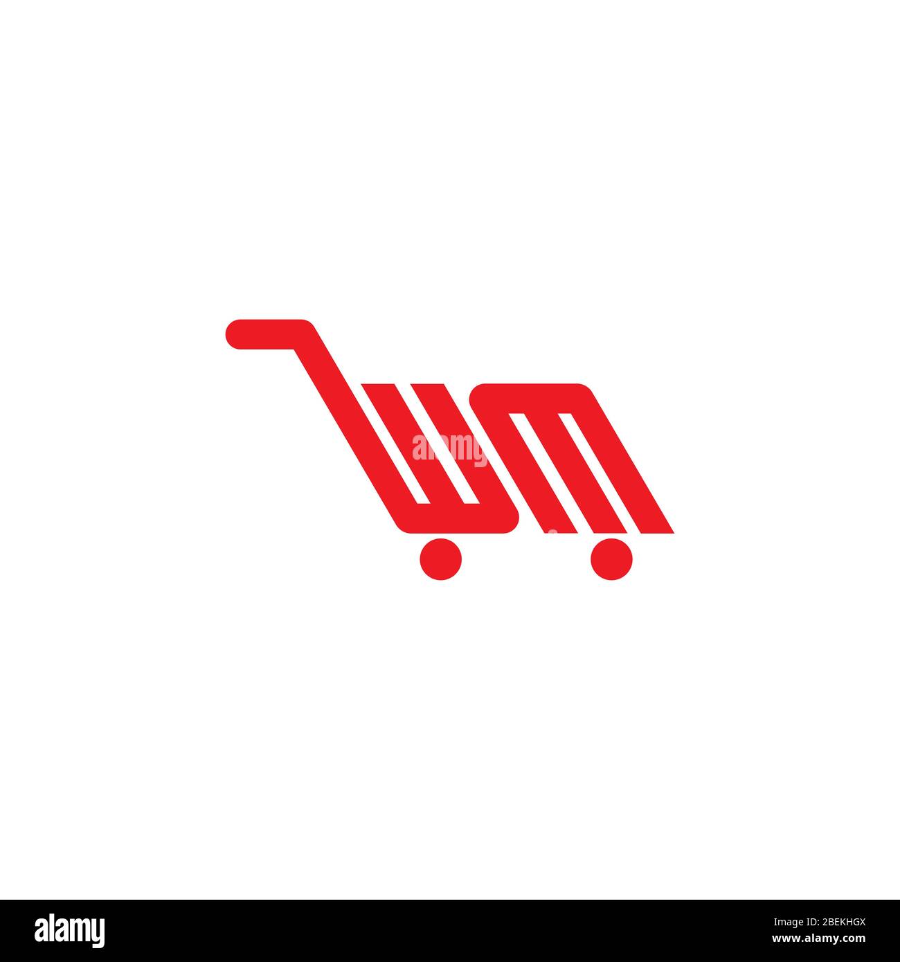 Initial letter wm logo or mw logo vector design template Stock Vector ...