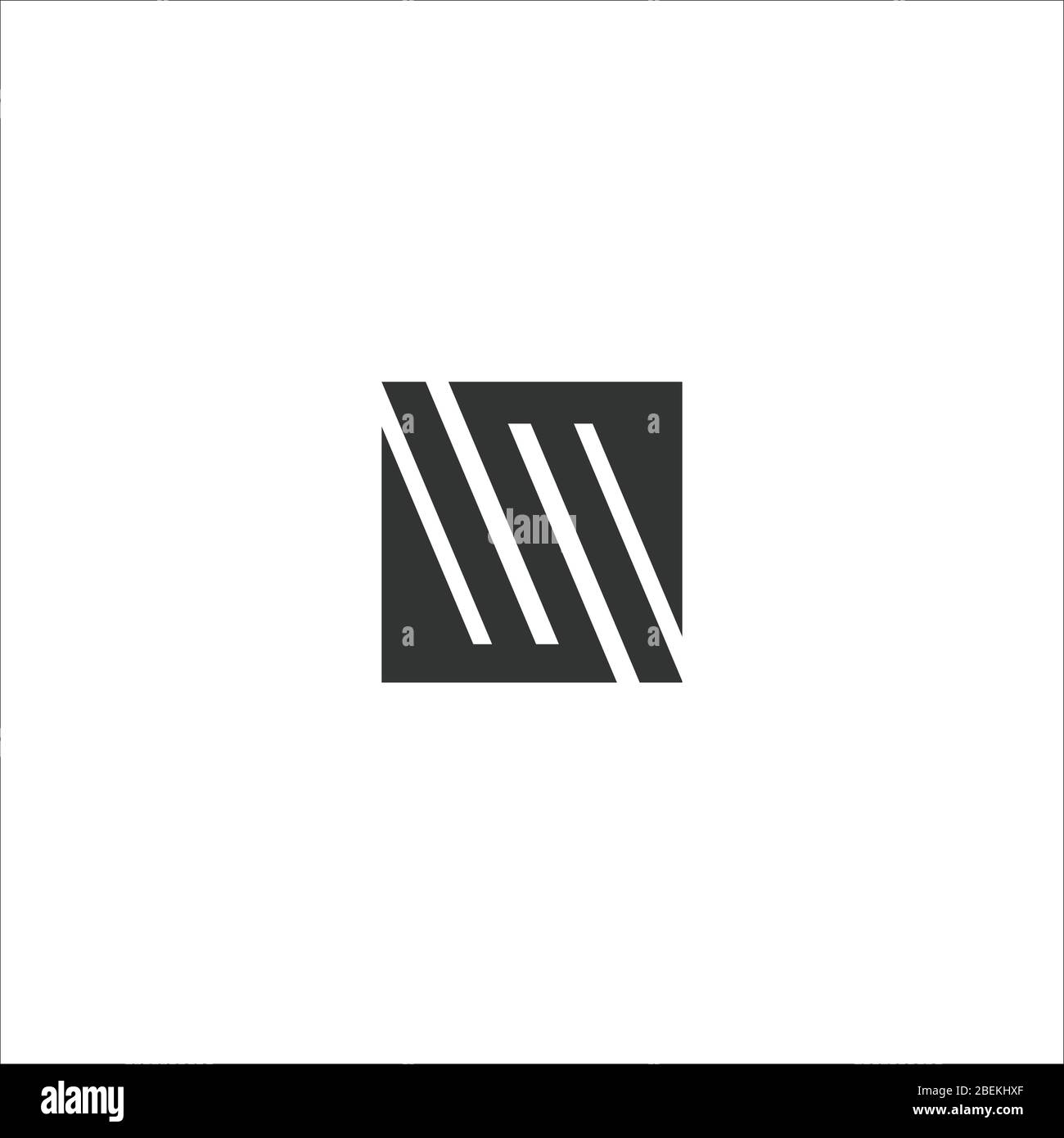 Initial letter wm logo or mw logo vector design template Stock Vector ...