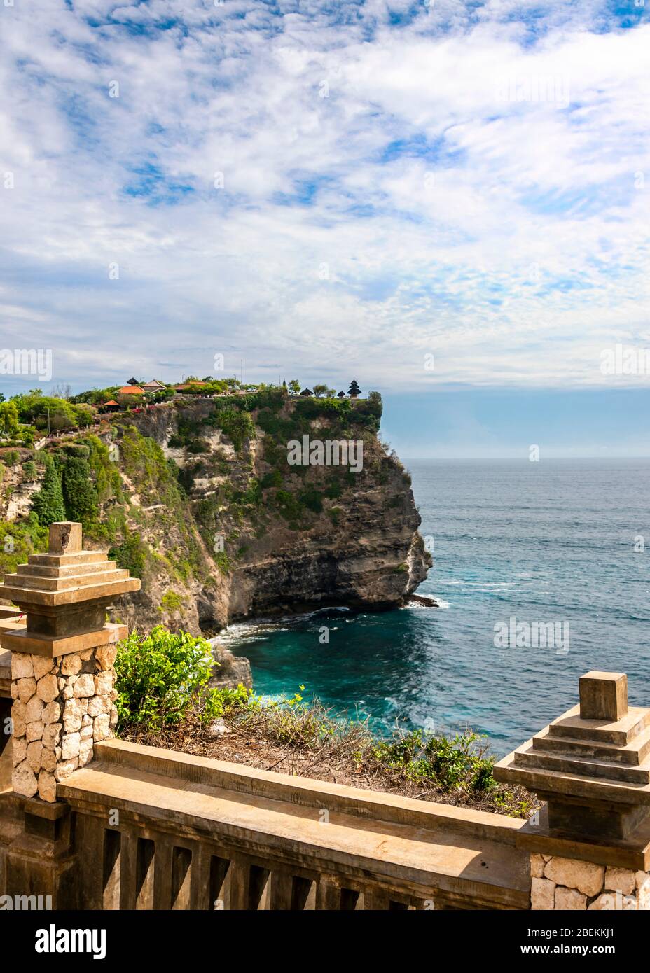 Vertical view of Uluwatu temple in Bali, Indonesia Stock Photo - Alamy