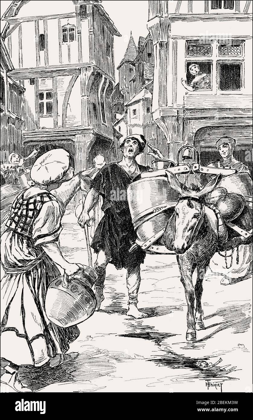 Ancient european traders illustration hi-res stock photography and ...