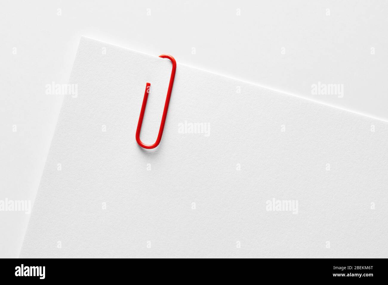 White paper red paperclip attached hi-res stock photography and images ...