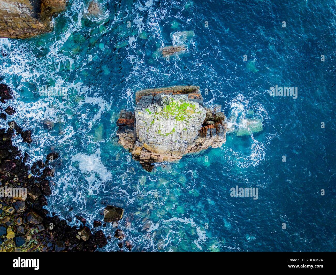 Dramatic aerial photographs of the sea stacks at Mangersta, Uig on the ...
