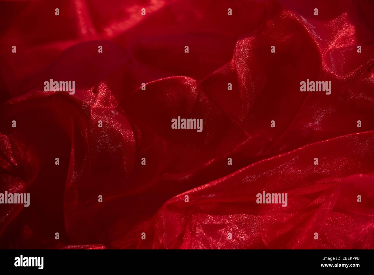 Organza red. Abstract background red chiffon organza. texture ...