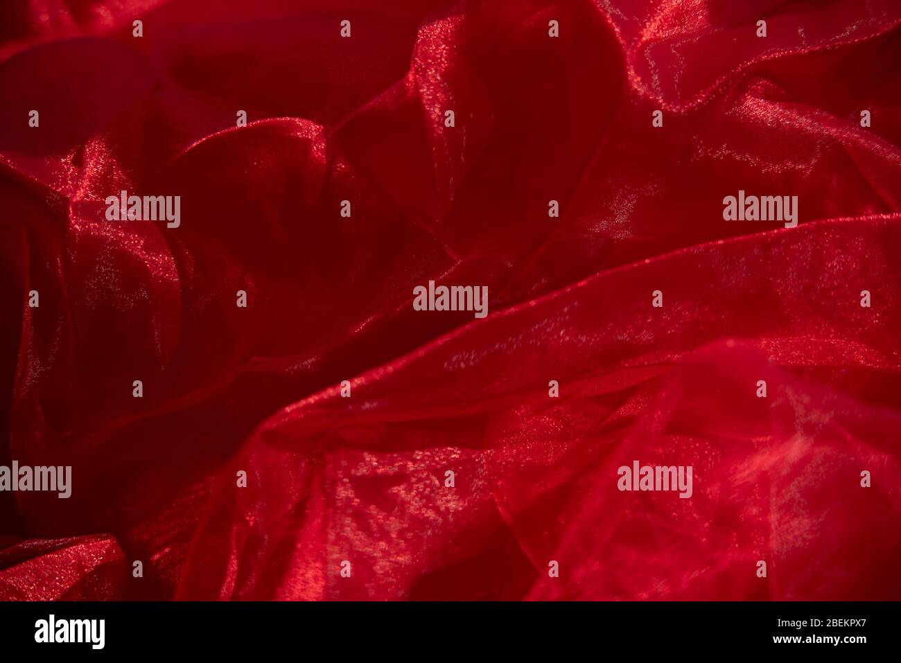 Organza red. Abstract background red chiffon organza. texture ...