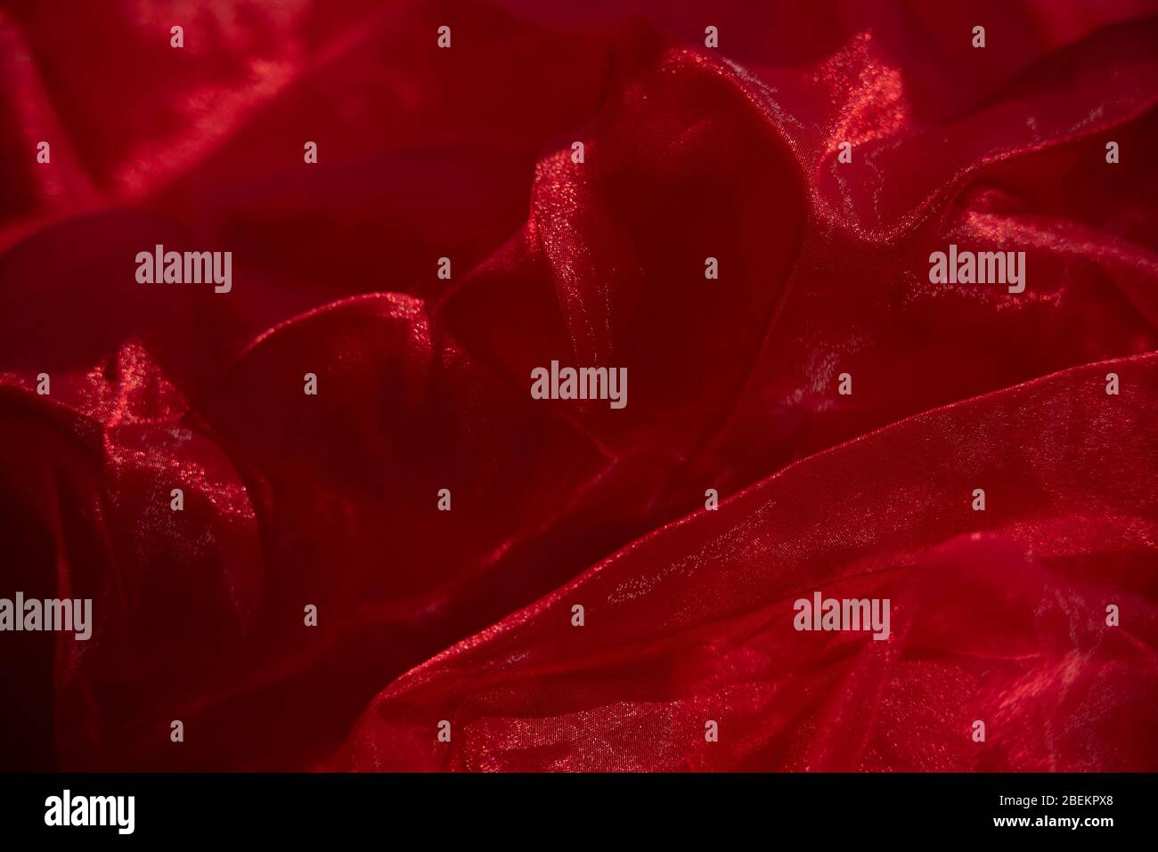 Organza red. Abstract background red chiffon organza. texture ...