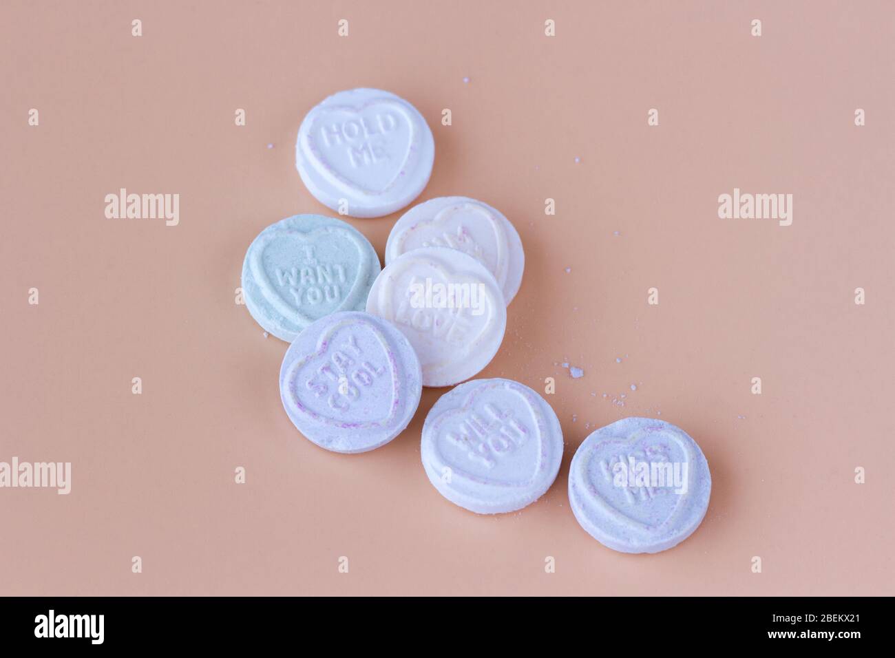Love Heart sweets Stock Photo - Alamy