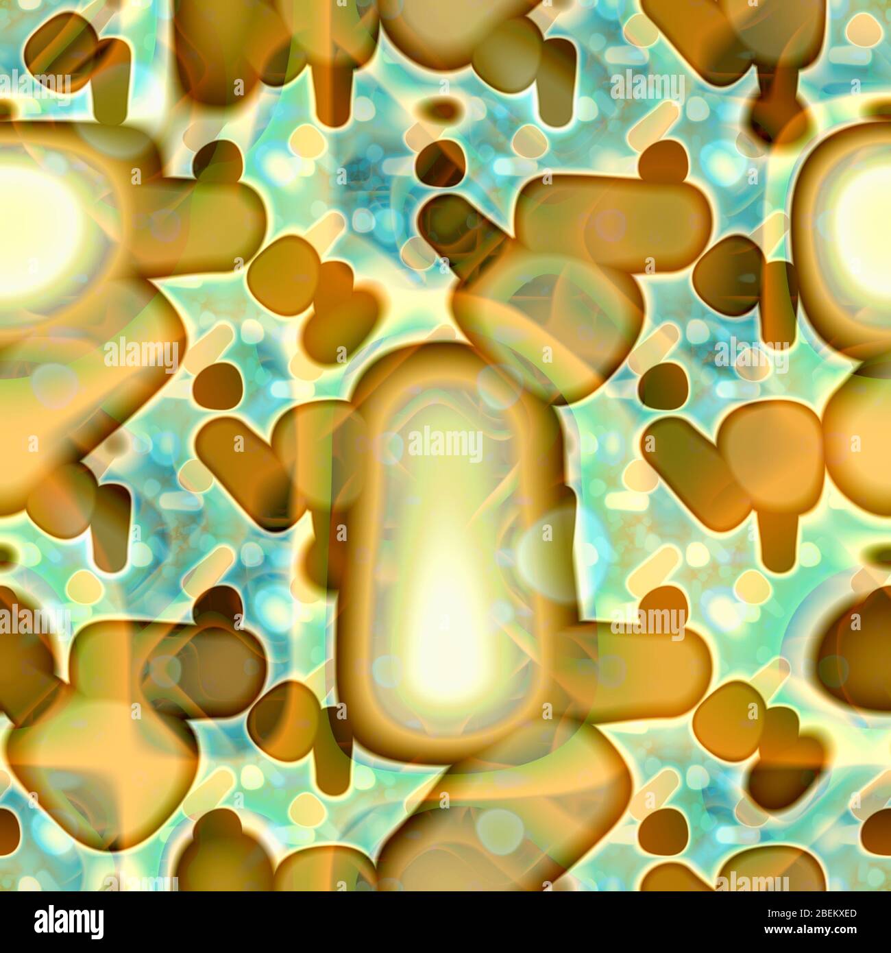 Plasmal seamless background tile with unique design, color palette ...
