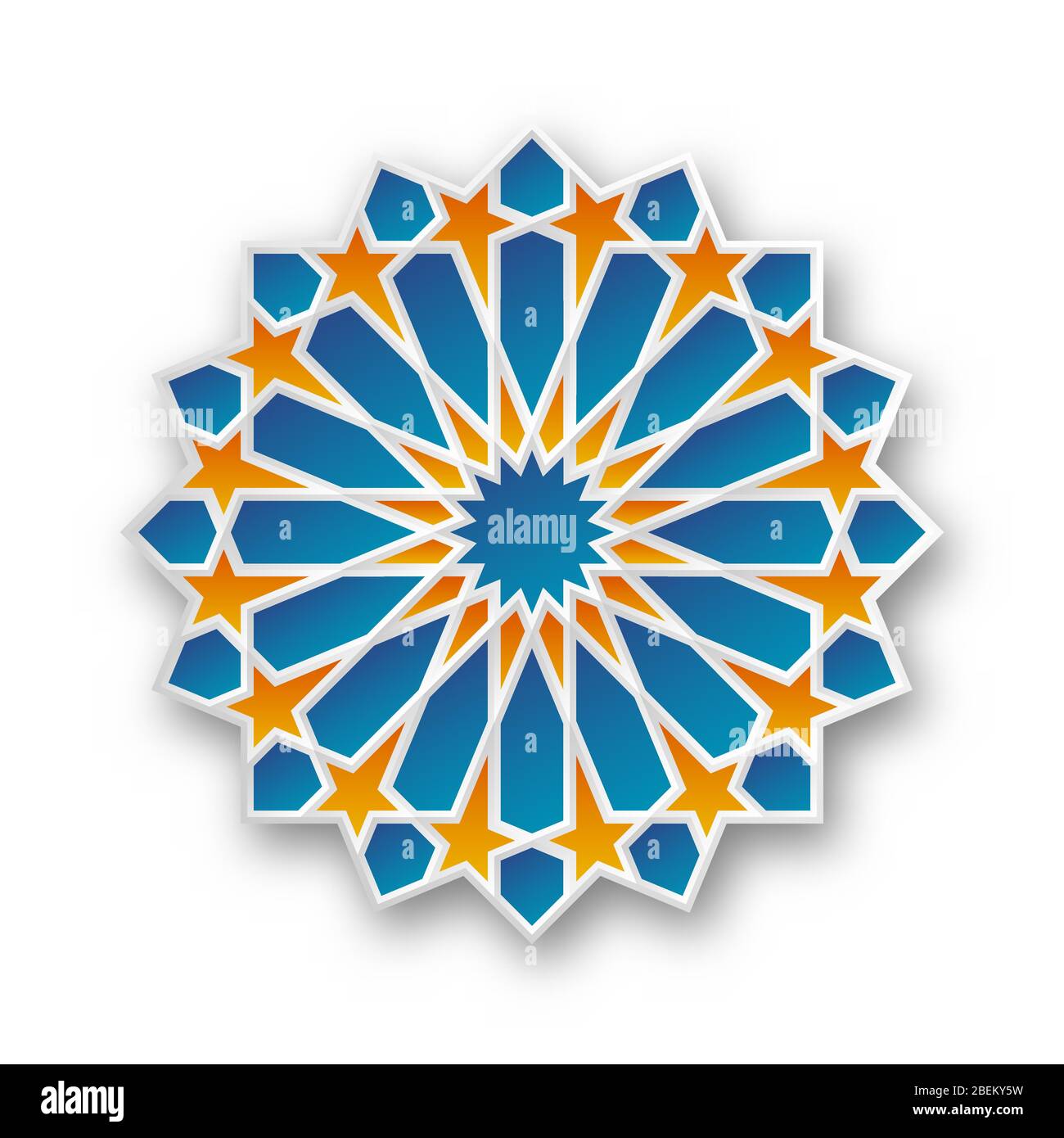 Geometric Islamic Ornament Star Stock Vector Image & Art - Alamy