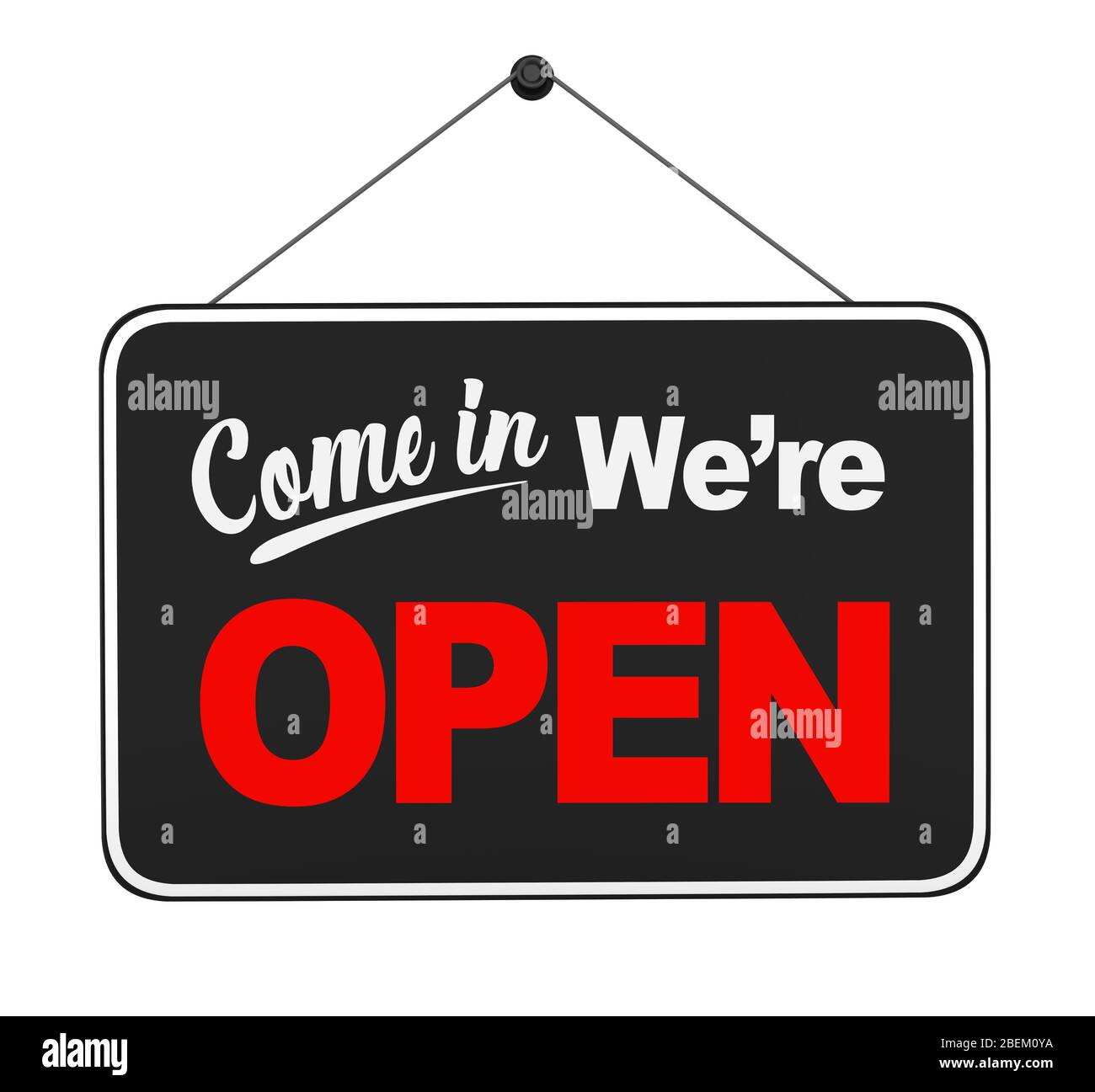 Board open sign in Cut Out Stock Images & Pictures - Alamy