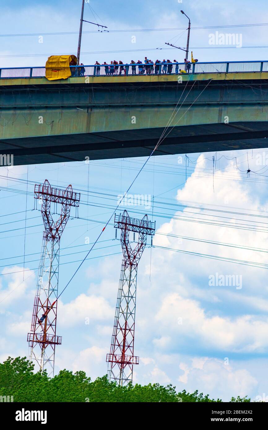 Bungee Jumping arranged by Club Adrenalin on Asparuhov most-Asparuhov ...