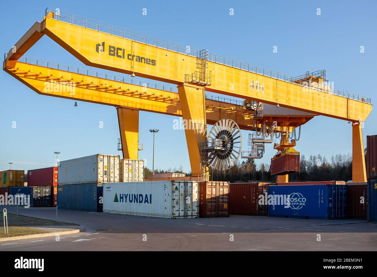 Vilnius, Lithuania. 14th Apr 2020. The "China Post" CR Express 1st ...