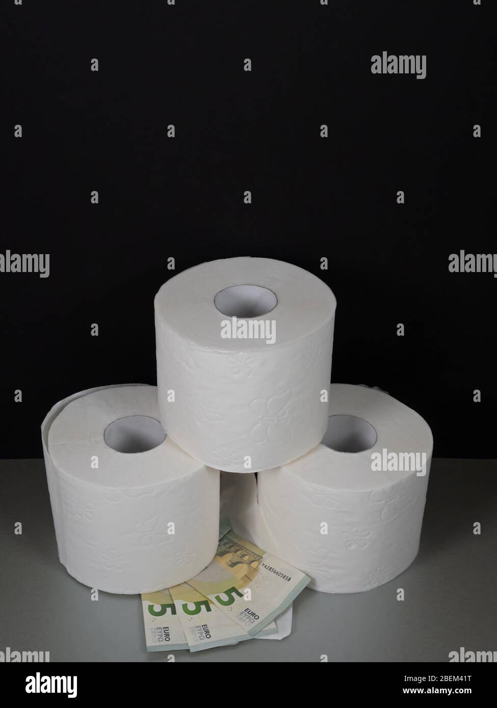 Toilet paper stacked hi-res stock photography and images - Alamy