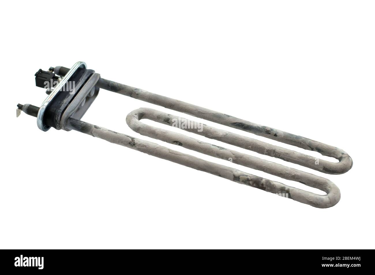 Washing machine heater isolated on a white background Stock Photo - Alamy