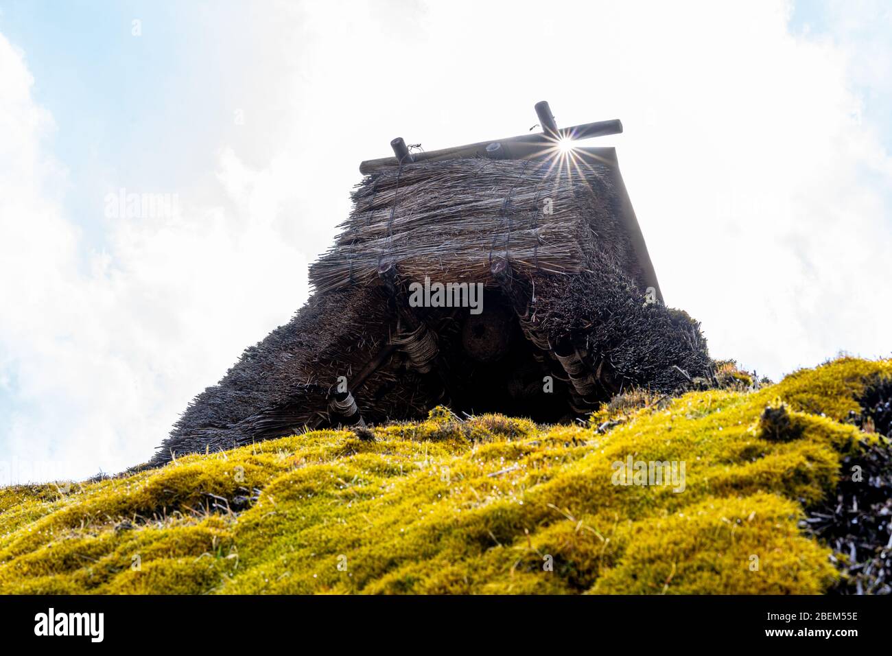 Hida Folk Village (Hida no Sato) with traditional HIda region houses ...