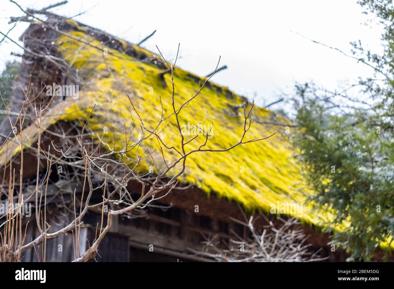 Hida Folk Village (Hida no Sato) with traditional HIda region houses ...