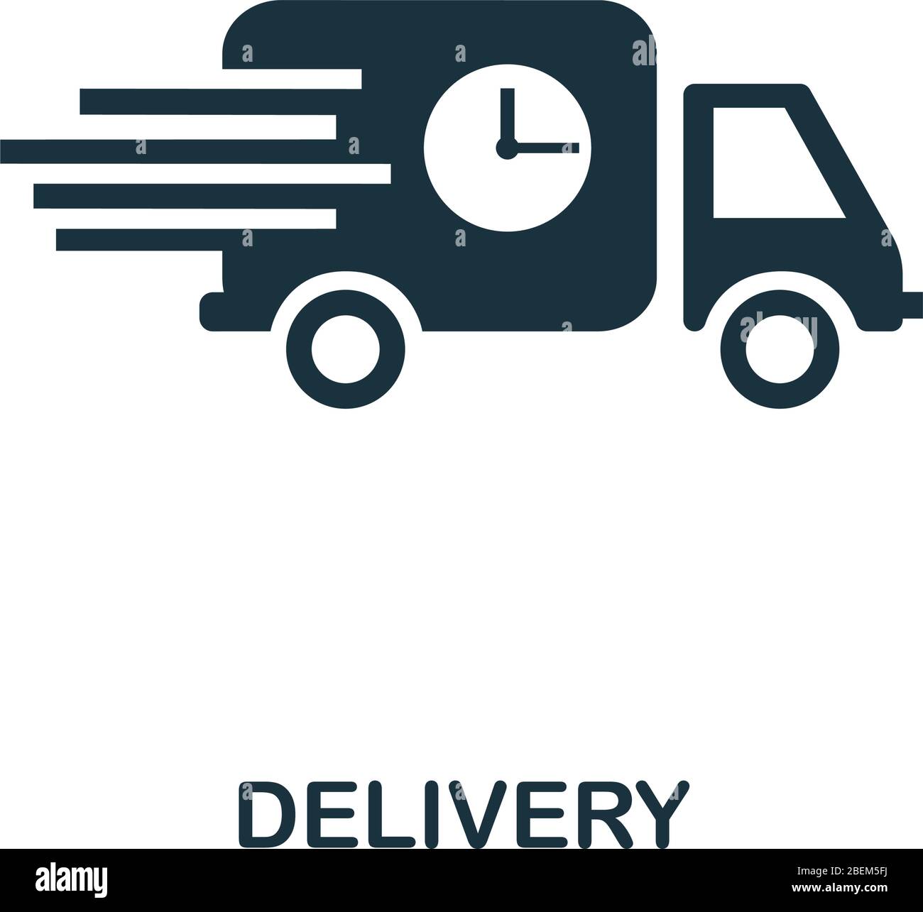 Delivery icon. Simple illustration from e-commerce collection. Creative ...