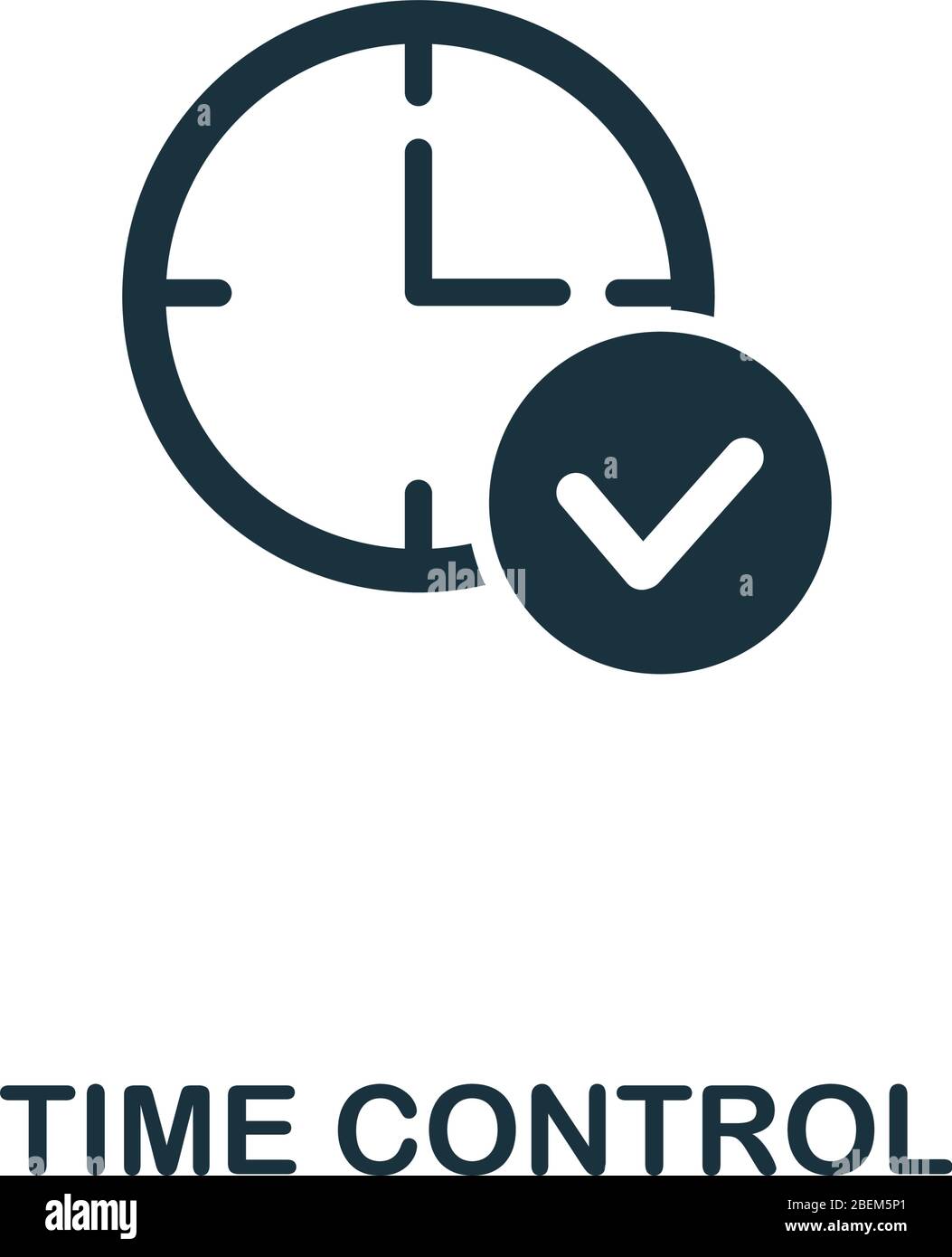 Time Control icon from personal productivity collection. Simple line ...