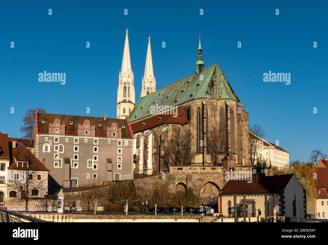 Gothic Peterskirche (Church of St. Peter and Paul), Görlitz, Germany ...