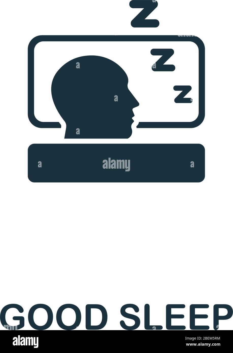 Good Sleep icon from personal productivity collection. Simple line Good ...