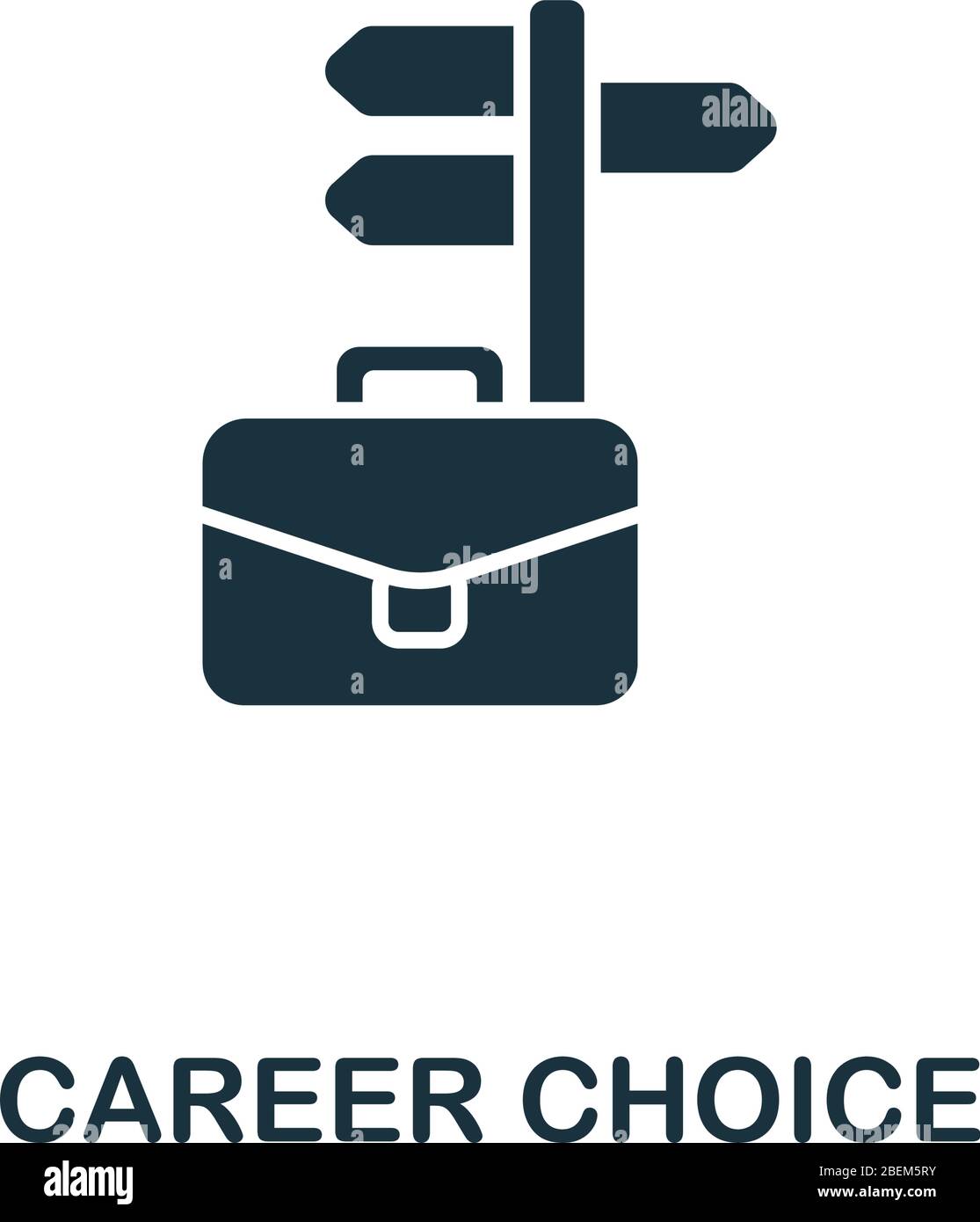 Career Choice icon from personal productivity collection. Simple line ...