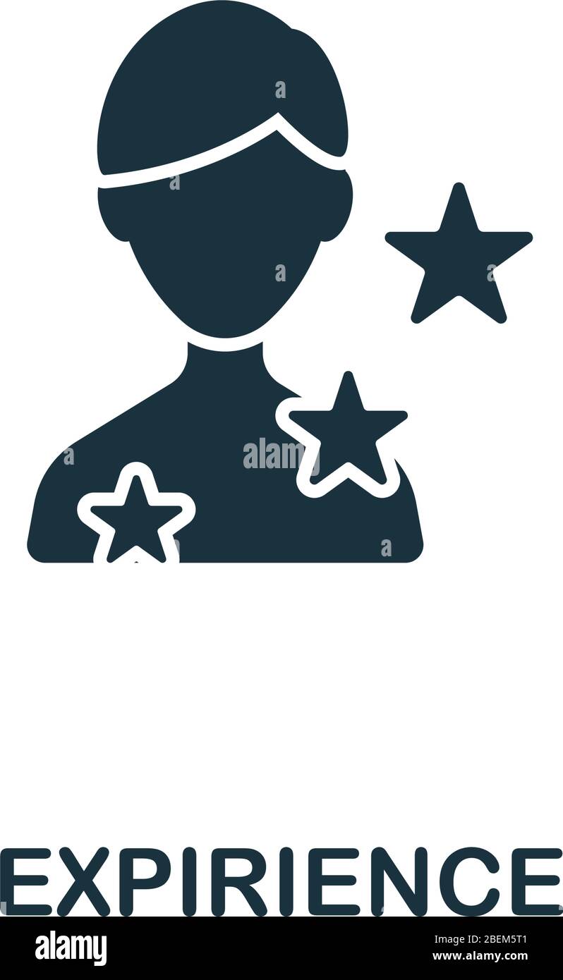 Experience icon from personal productivity collection. Simple line ...