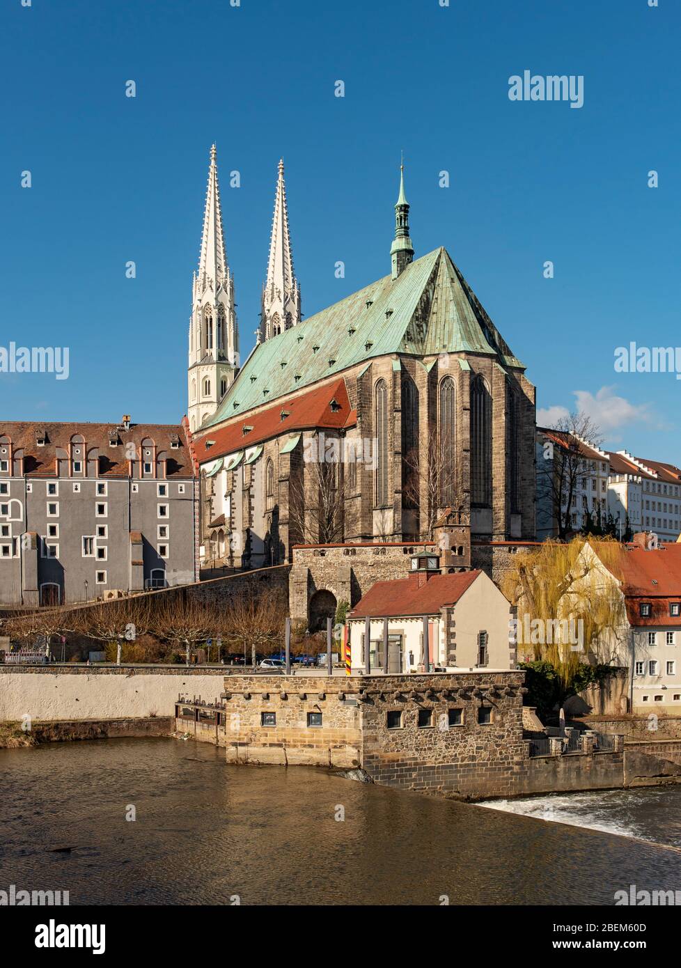 Gothic Peterskirche (Church of St. Peter and Paul), Görlitz, Germany ...