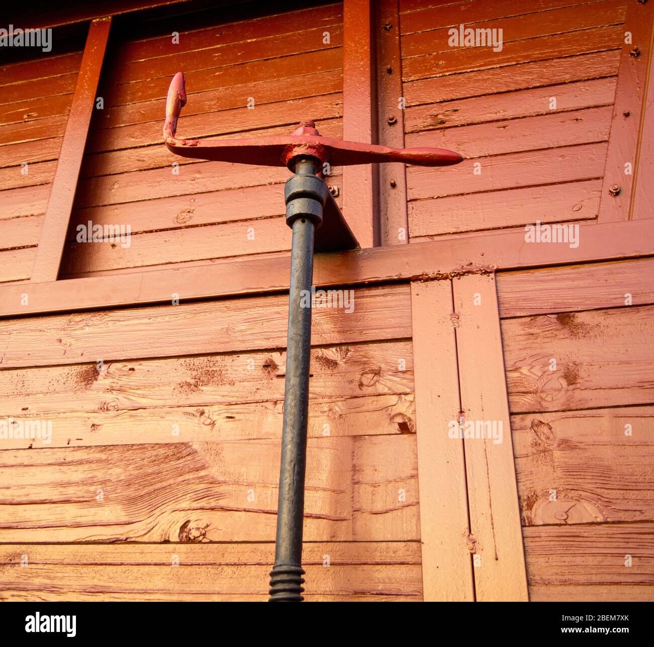 Railroad car hand brake hi-res stock photography and images - Alamy