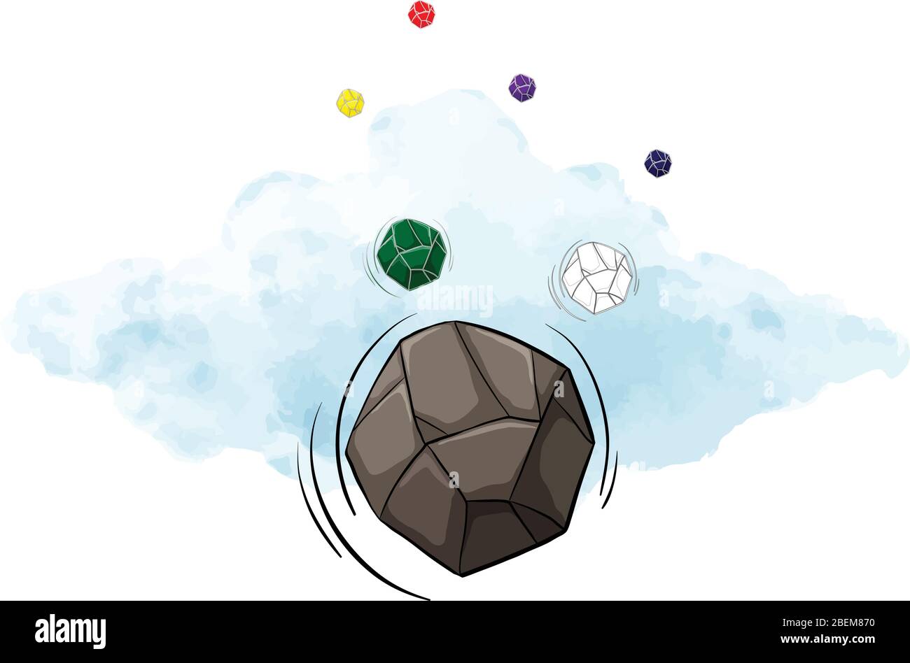 Seven stones Stock Vector Images - Alamy