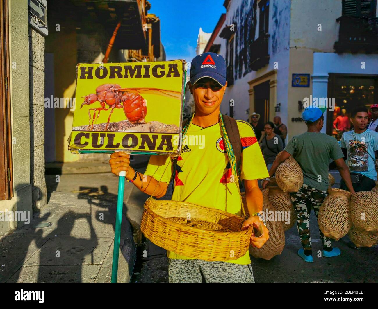 CARTAGENA, COLOMBIA - NOVEMBER 09, 2019: Edible ant traditional from ...