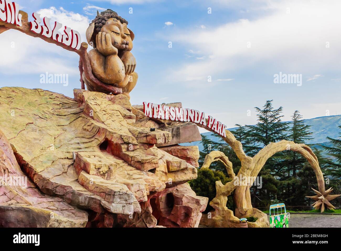 Mtatsminda amusement park hi-res stock photography and images - Alamy