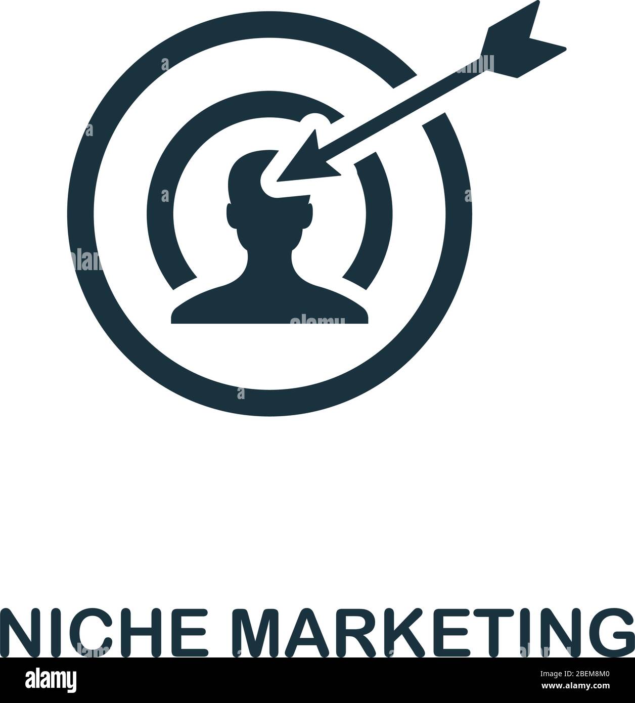 Niche Marketing icon. Simple element from affiliate marketing ...