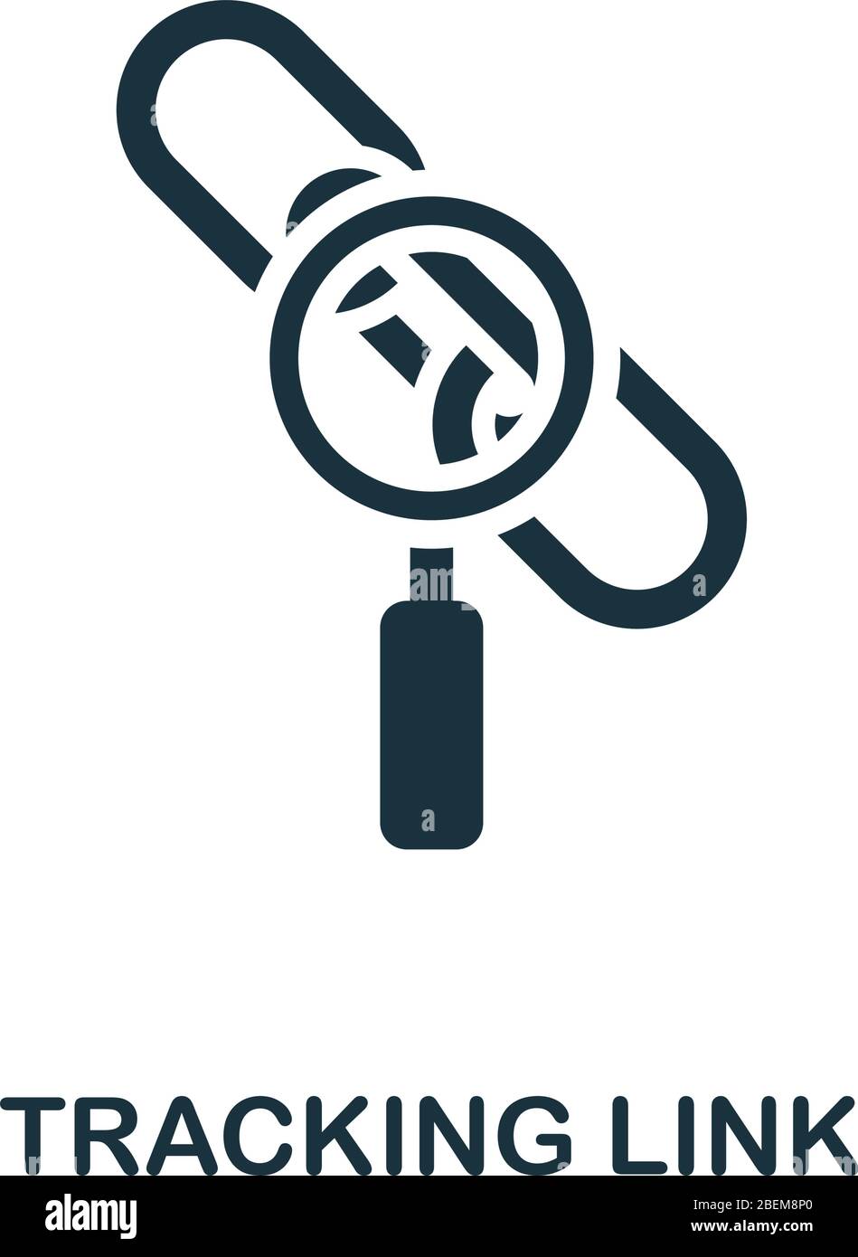 Tracking Link icon. Simple element from affiliate marketing collection ...