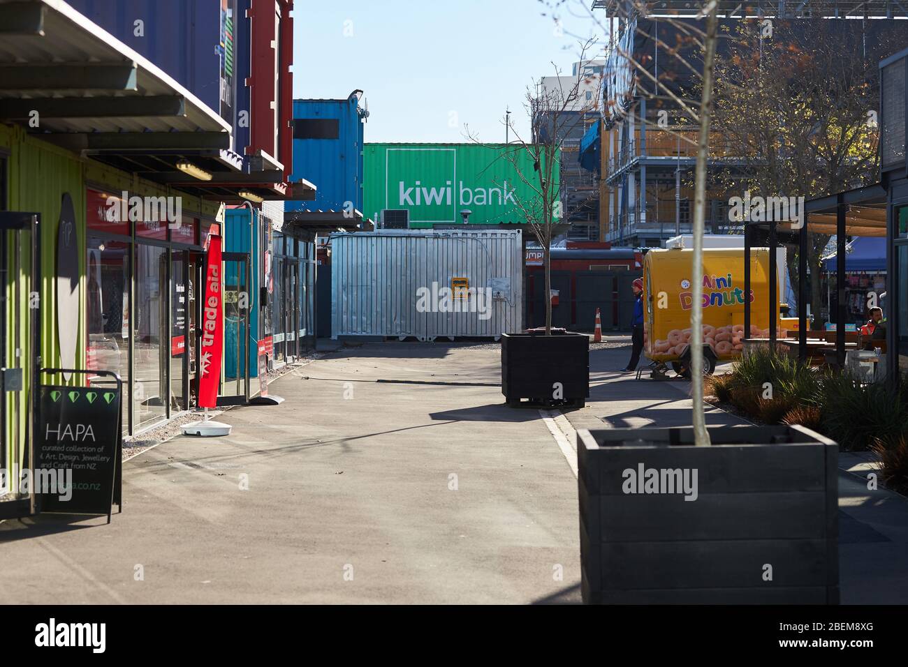 Shipping Container Mall Christchurch High Resolution Stock Photography ...