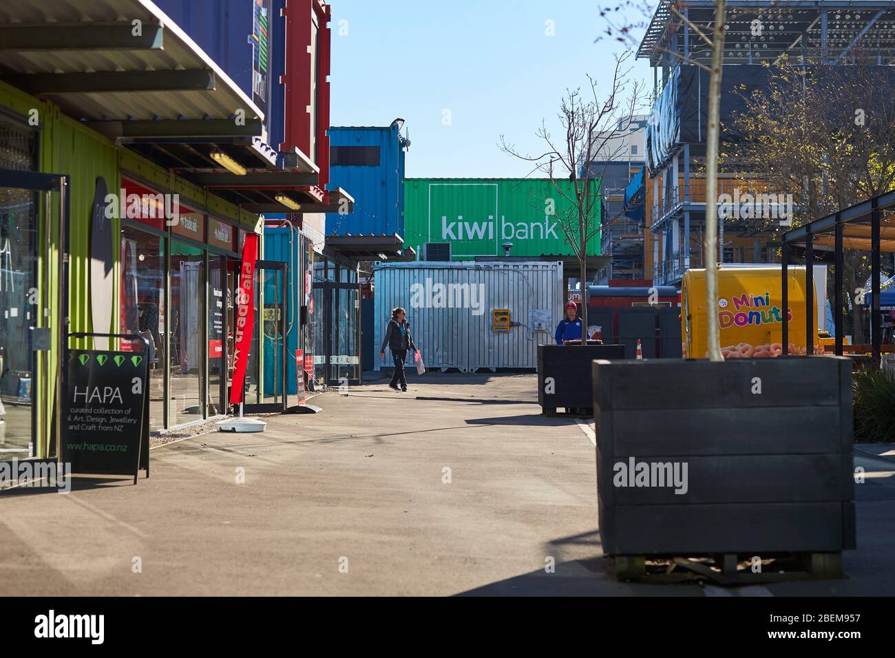 Christchurch, New Zealand - Jun 11, 2017: Container Mall (originally ...