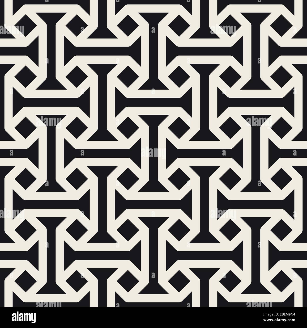 Vector seamless intersecting lies pattern. Modern stylish abstract texture. Repeating geometric ...