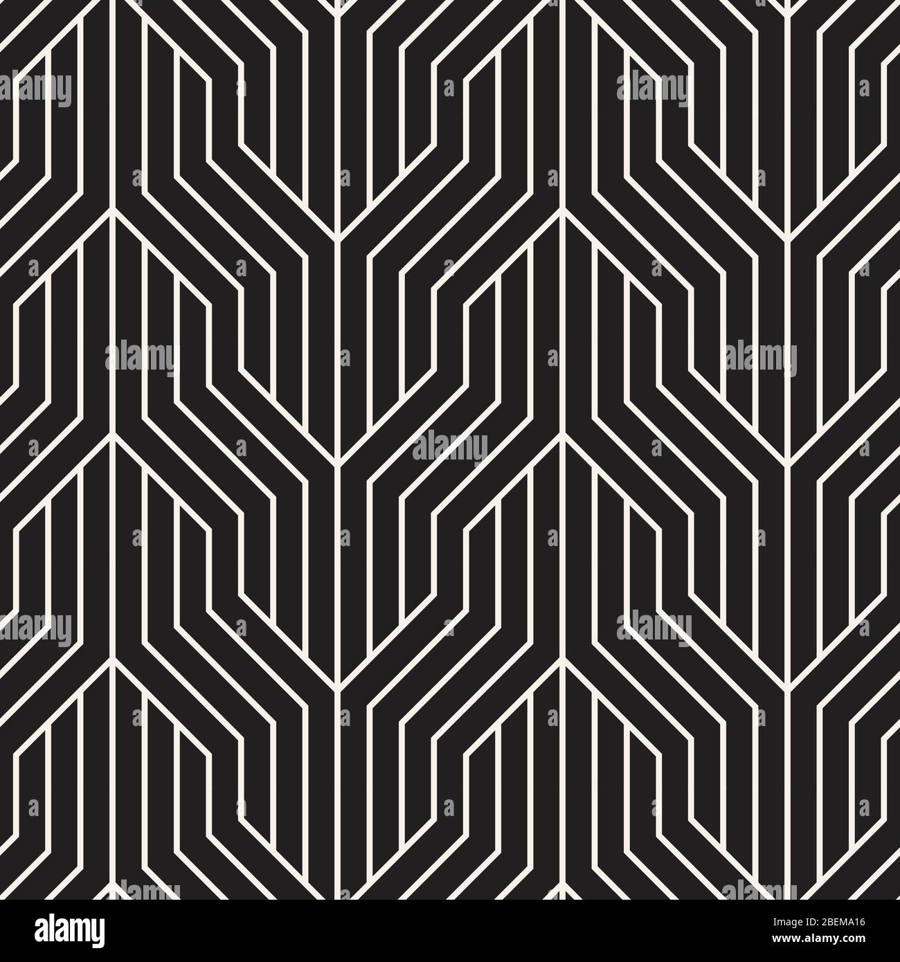 Vector seamless geometric pattern. Modern interlaced lines abstract ... Vector seamless geometric pattern. Modern interlaced lines abstract ...